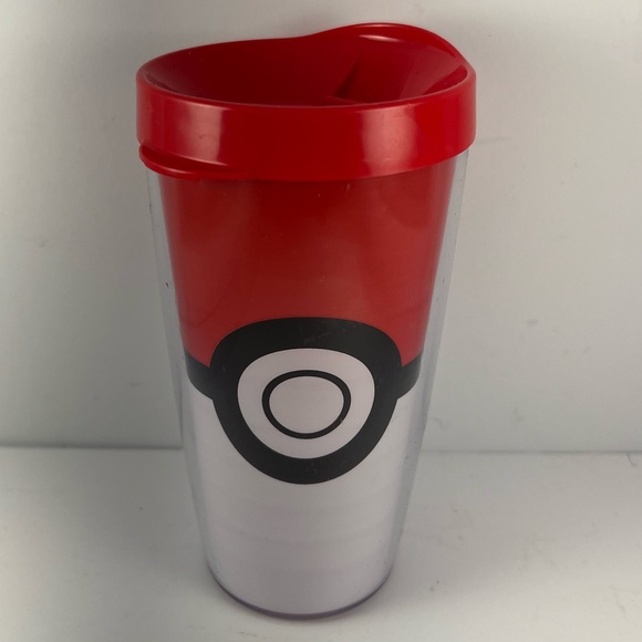 Dining | 33 Pokemon Pokeball 16 Oz Tumbler Cup With Lid | Poshmark
